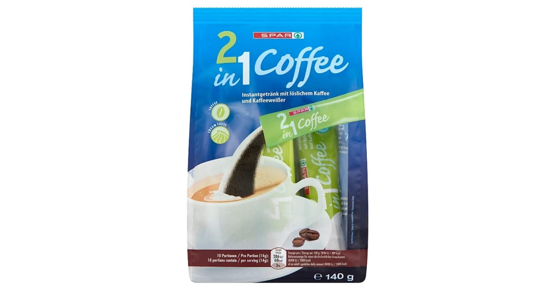 A SPAR COFFEE 2IN1 KÁVÉSPECIALITÁS 10x14G termék megvásárolható Móri ...